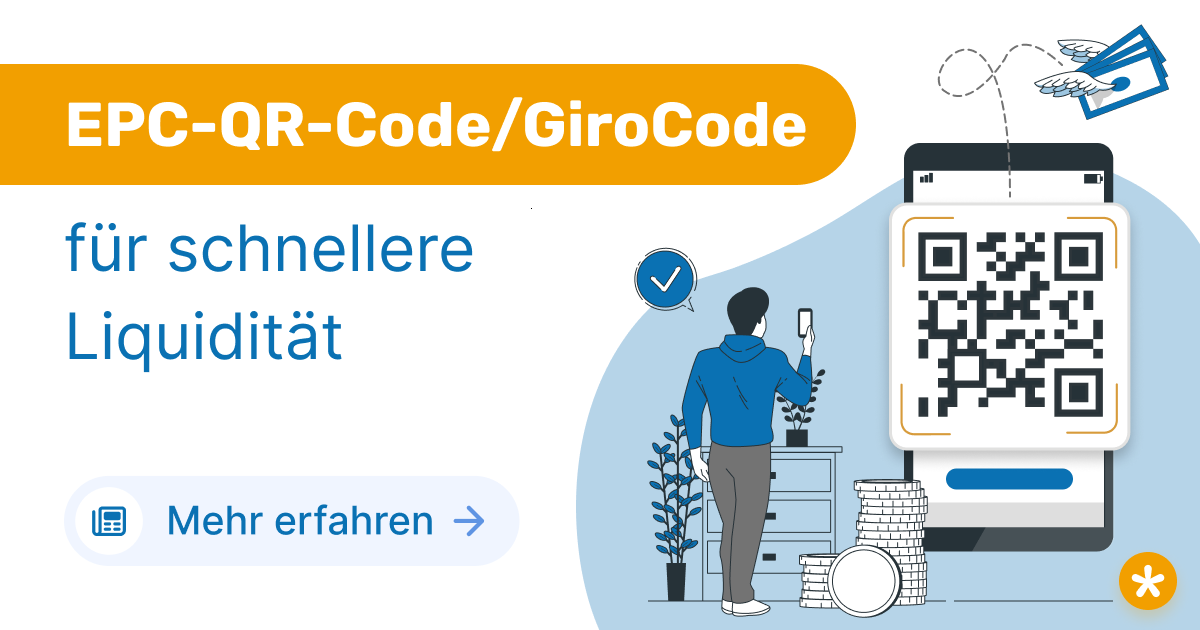 EPC-QR-Code/GiroCode für schnellere Liquidität • easybill