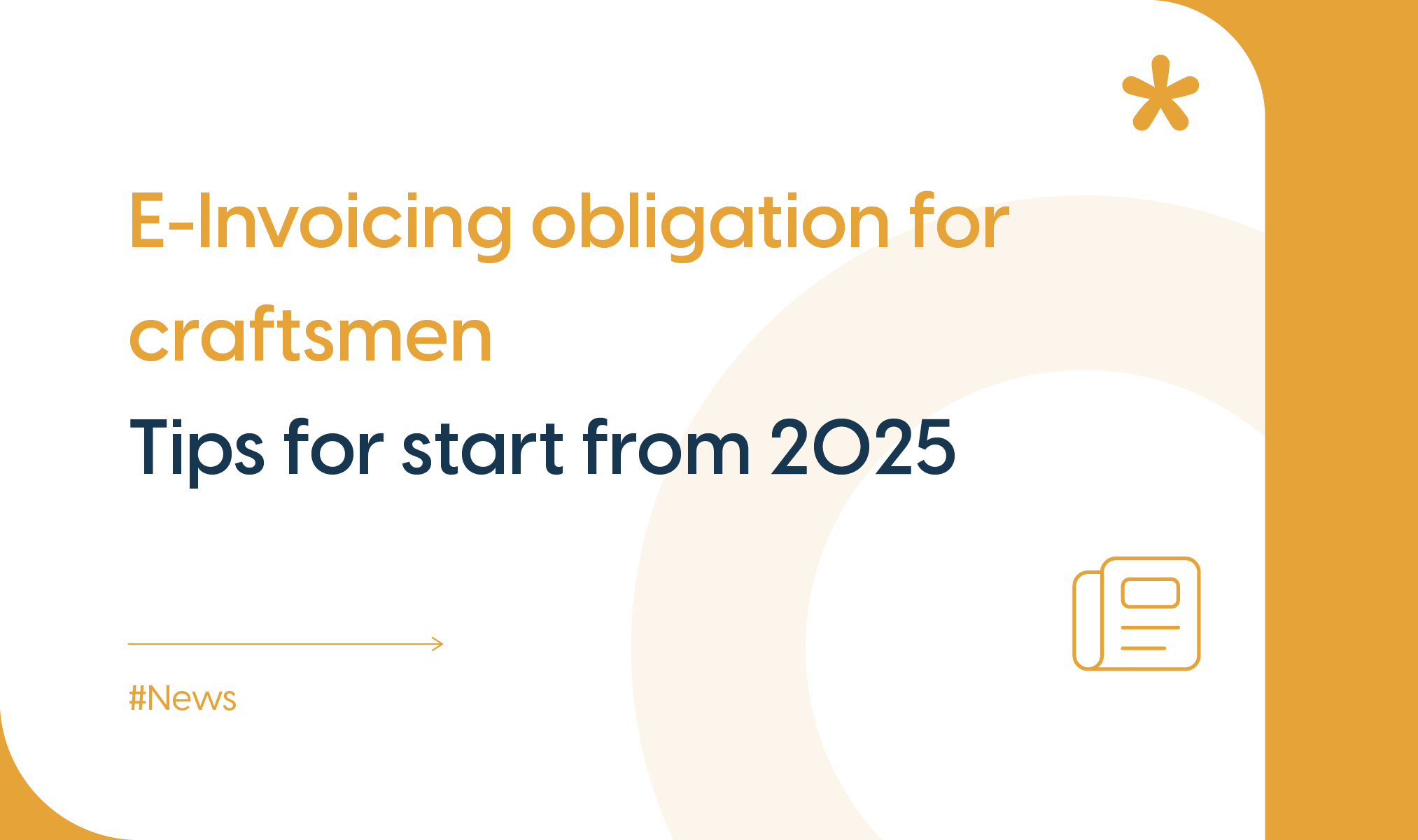 e-invoicing obligation for craftsmen: everything you need to know