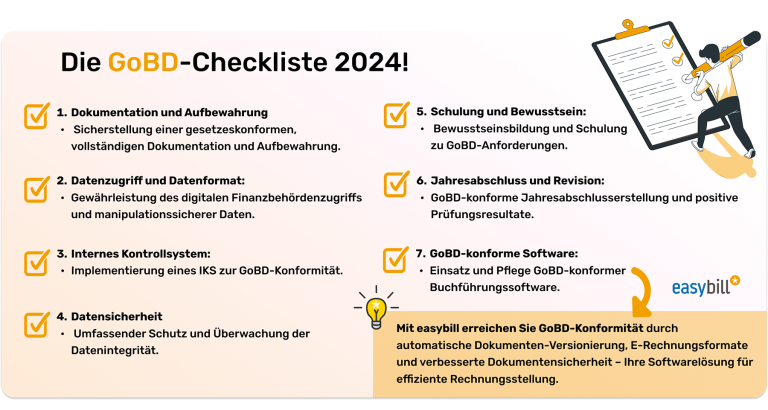 Die Grundlagen der GoBD: Eine einfache Einführung mit easybill