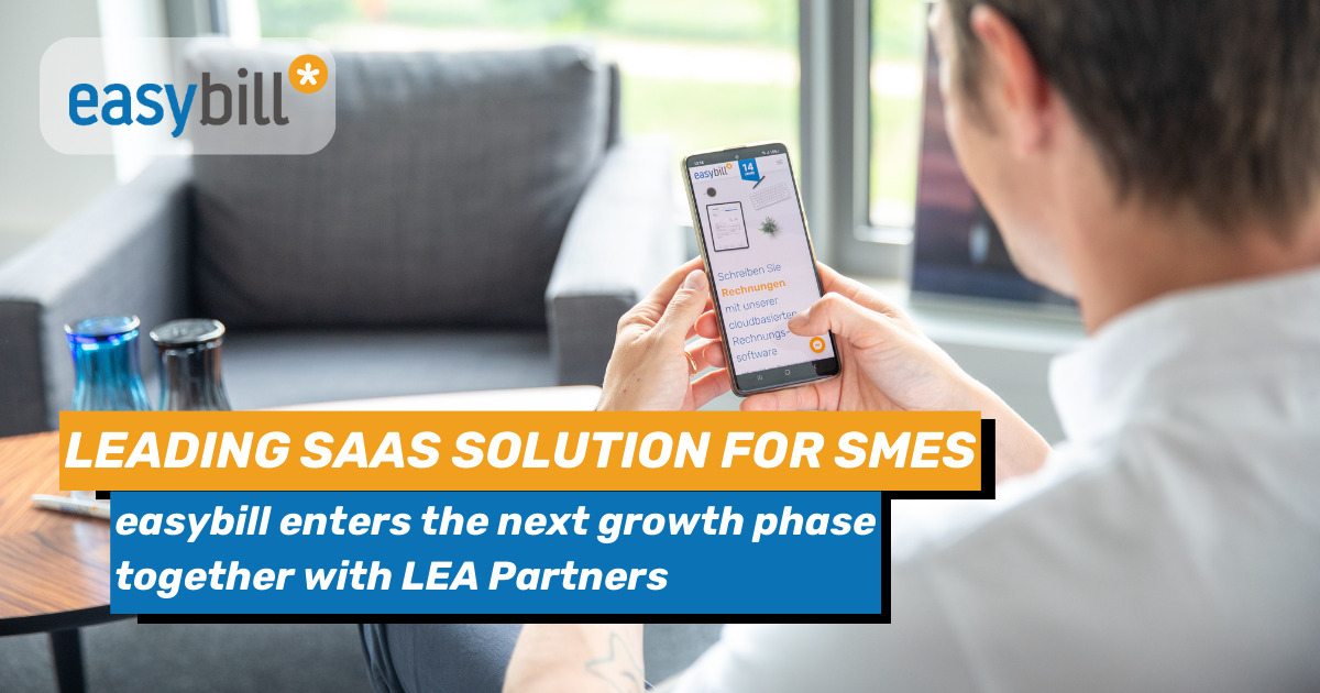 easybill & LEA Partners für die nächste Wachstumsphase