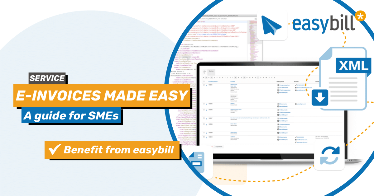 E-invoices made easy: A guide for SMEs • easybill