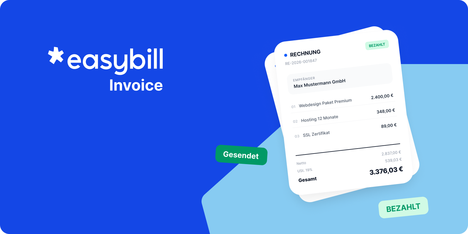 easybill Invoicing Software - for Self-Employed Individuals & Businesses